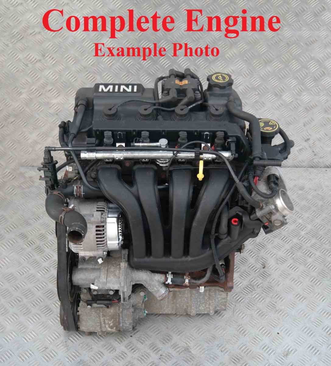 Mini Cooper One 1.6 R50 R52 Petrol W10 Bare Engine W10B16A with 60k m ...