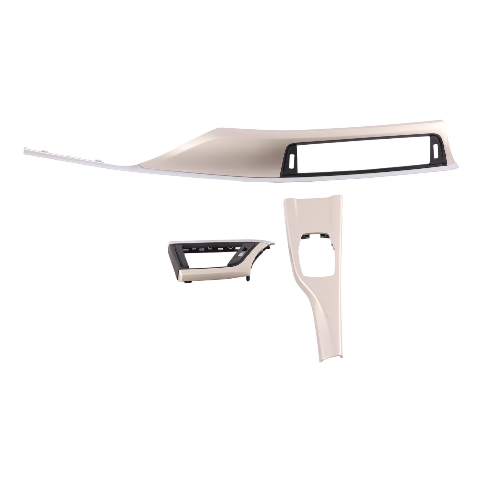 BMW F30 F31 Dashboard Trim Strip Centre Console Cover Panel Perlglanz ...