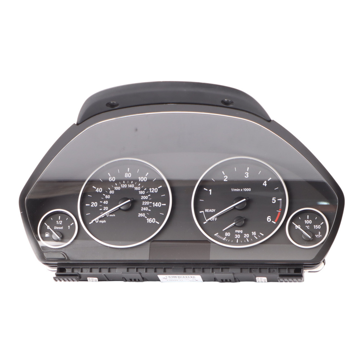 BMW 3 4 Series F30 F31 F32 Instrument Cluster Speedo Clocks MPH Manual ...