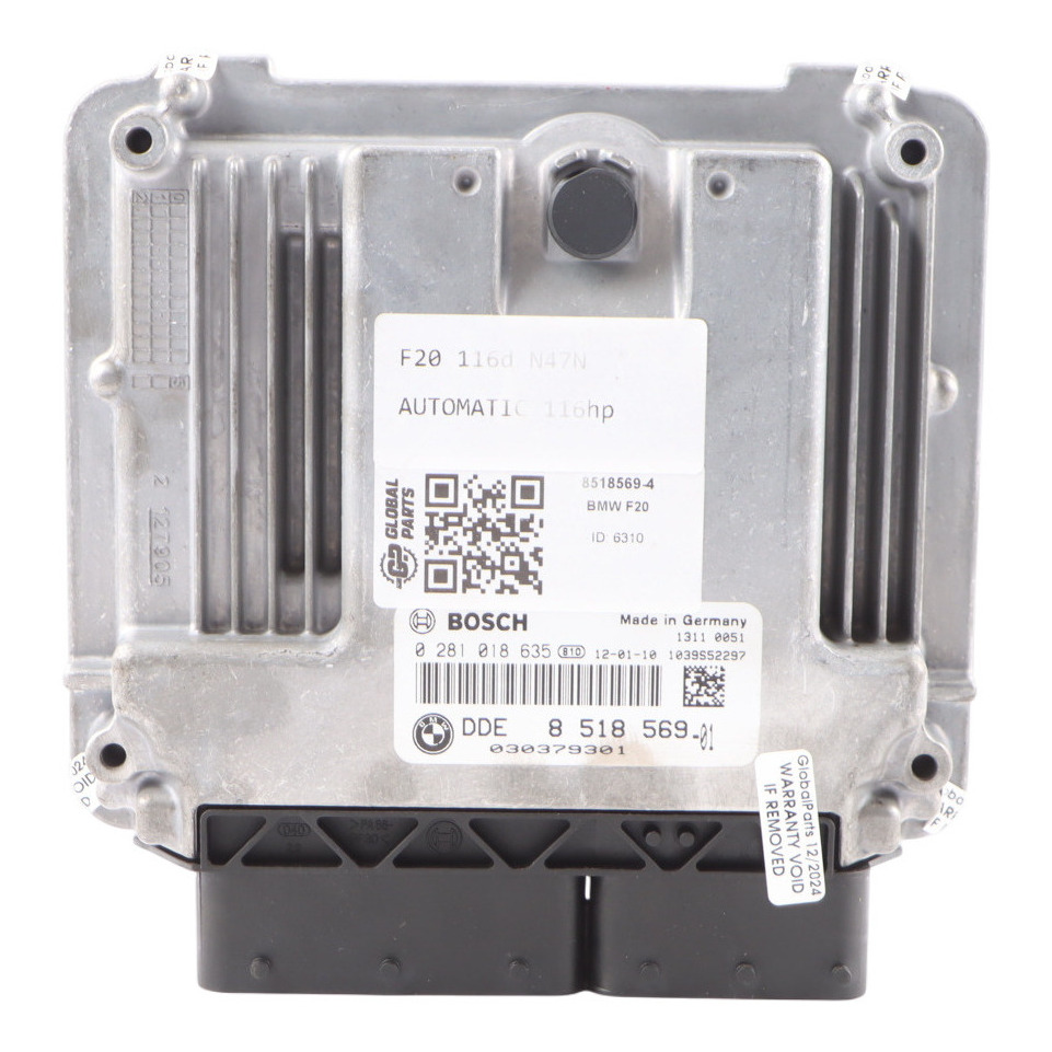 BMW F20 F21 F30 F31 N47N 116d 316d Engine Control Unit ECU DDE 8518569 ...