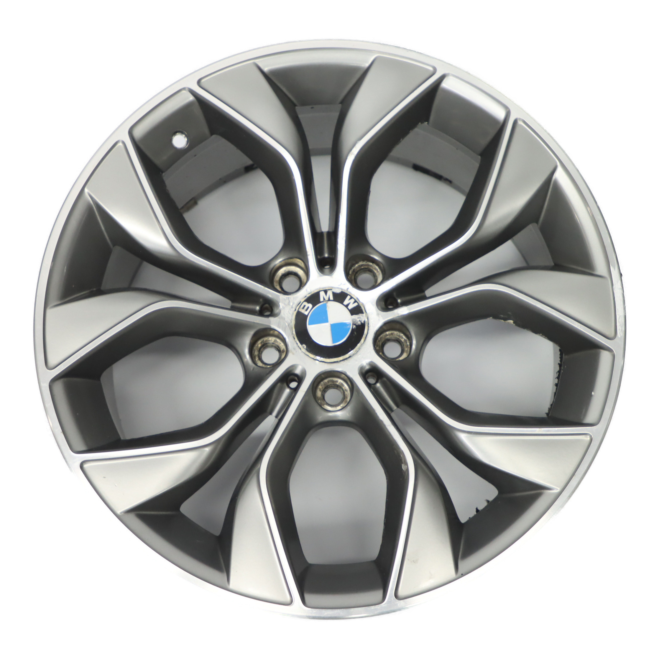 BMW X3 F25 Rear Reflex Silver Wheel Rim Alloy 19" Y Spoke 608 9,5J ET ...