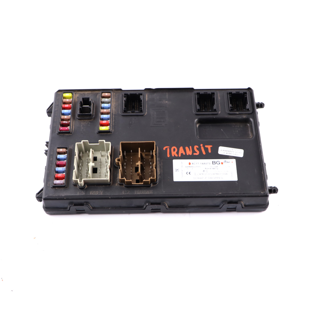 Ford Transit MK7 Caja fusibles Módulo control cuerpo ECU BCM Unidad ...