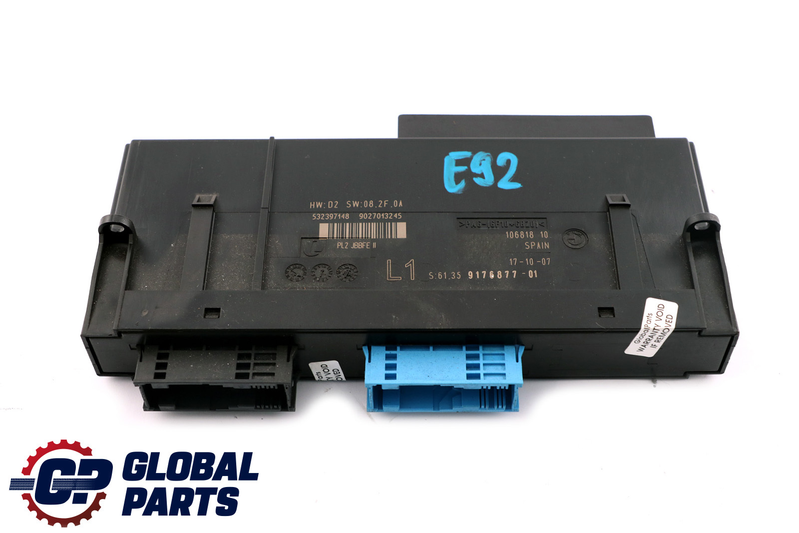 BMW E92 ECU Modulo Control Cuerpo Caja de Conexiones L1 PL2 JBBFE II ...