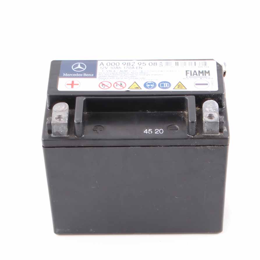 Mercedes W205 W213 10Ah 170A Auxiliary Additional Generator Battery ...
