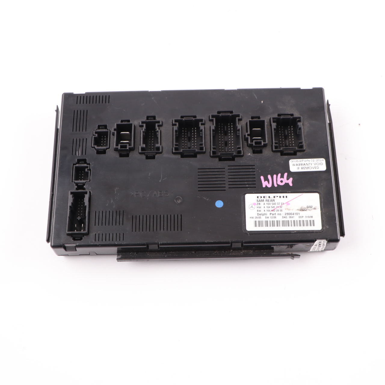 Mercedes ML W164 Rear SAM Module Control Unit Fuse Box A1645400701