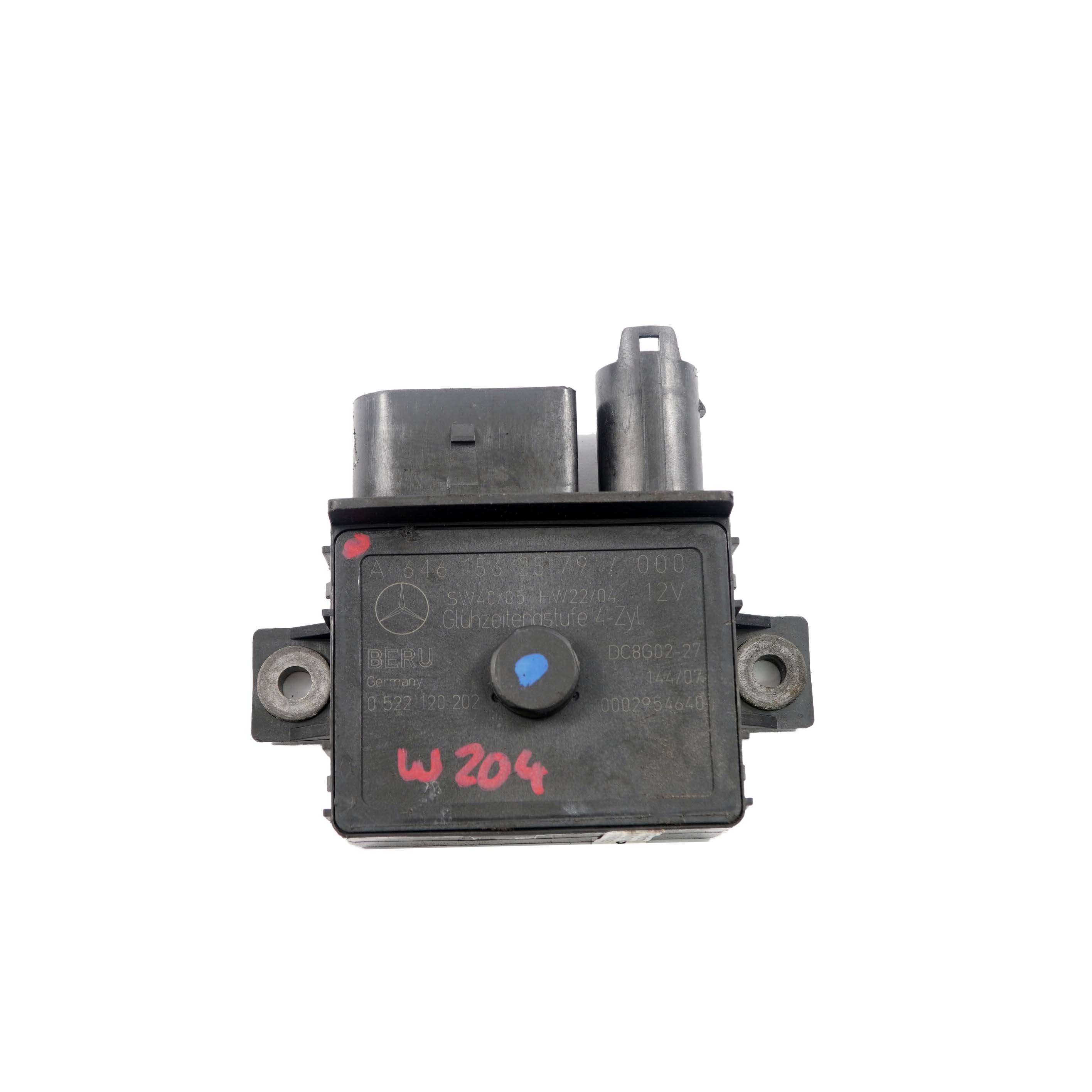 Mercedes W204 Glow Plug Relay Unit Module W211 OM646 Diesel Engine ...