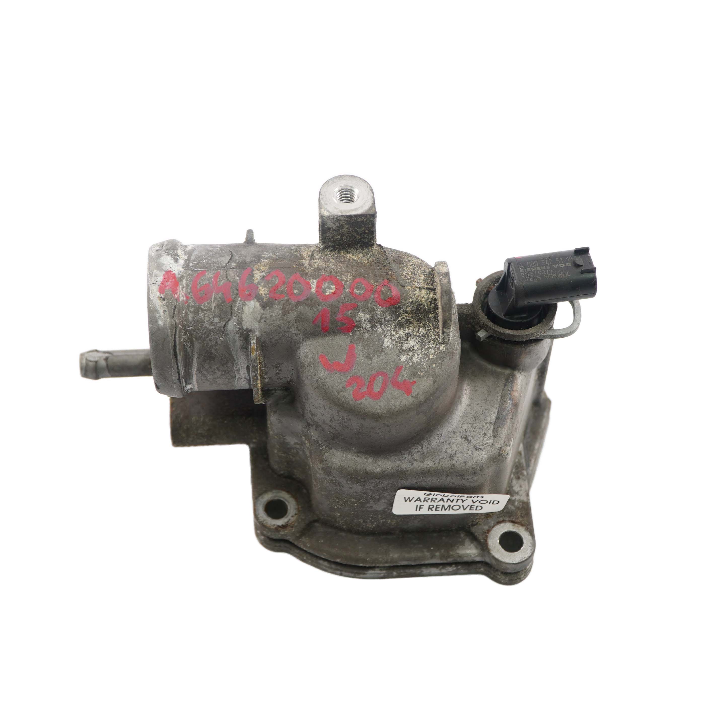 Mercedes W204 W211 Thermostat Water Coolant Pump OM646 Diesel Engine ...