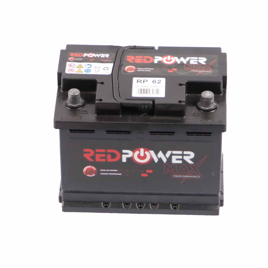 REDPOWER 12V Calcium Accumulator Battery 72Ah 510A RP 62